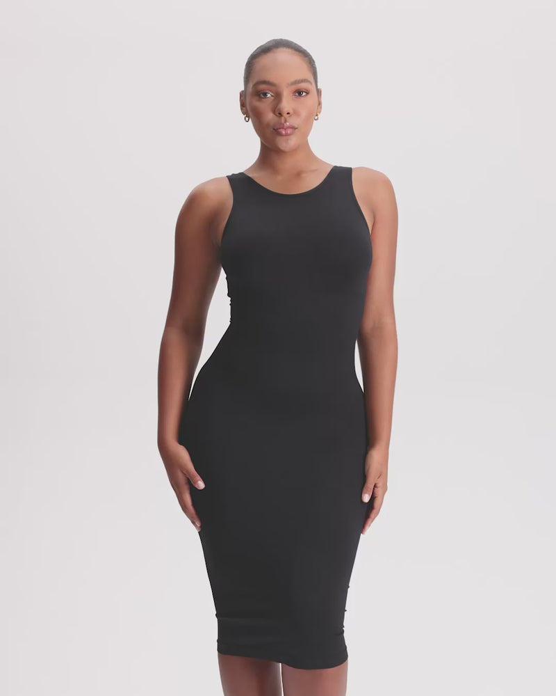 SnatchedKnit Halter Maxi Dress